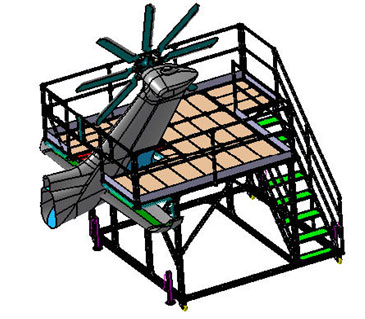 Aeronautical applications AW 139 TAIL ROTOR MAINTENANCE PLATFORM ...